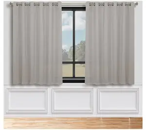 SUPERIOR Solid Room Darkening Curtains Set 70x6 3 - One-color