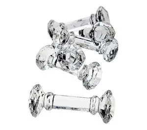 GODINGER Crystal Dumbbell Knife Rests, Set Of 6 - One-color