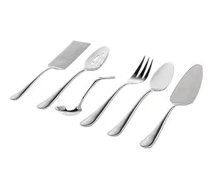 GODINGER Hostess Serving Set 18/0 Stainless Ste El 6-piece Set - Silver