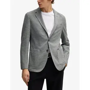 BOSS Regular-fit Single-breasted Woven Blazer