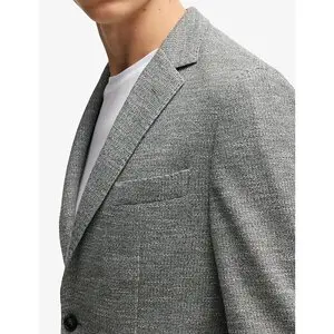 BOSS Regular-fit Single-breasted Woven Blazer