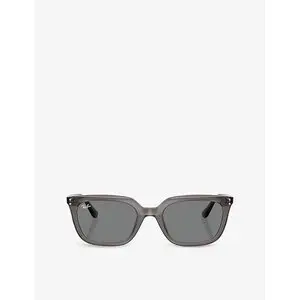 Ray-ban Square-frame Propionate Sunglasses - Grey
