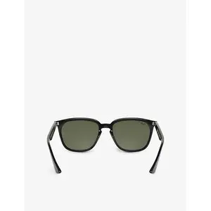 Ray-ban Rb4362 Square-frame Sunglasses - Black