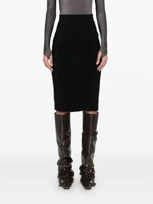 MUGLER Cut-out Midi Skirt