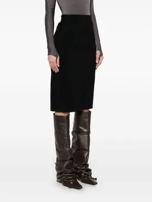 MUGLER Cut-out Midi Skirt