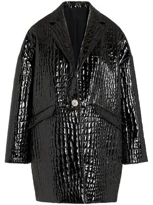 Giambattista Valli Crocodile-embossed Coat