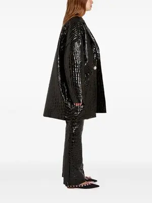 Giambattista Valli Crocodile-embossed Coat