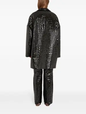 Giambattista Valli Crocodile-embossed Coat