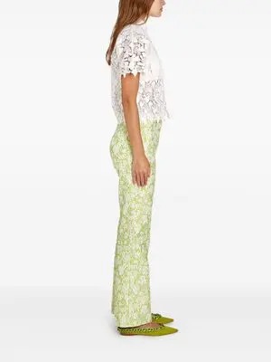 Giambattista Valli Patterned Jacquard Trousers
