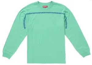 Supreme Intarsia Stripe Long Sleeve Top Bright - Green