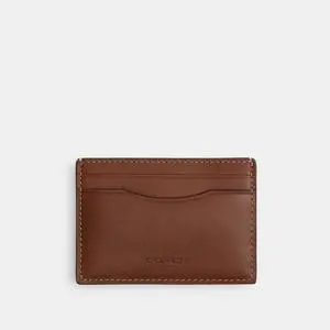 COACH Money Clip Card Case - Redwood