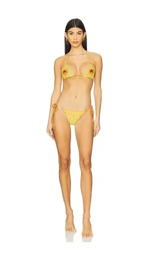 LESLIE AMON Treasure Aloha Bikini - Yellow