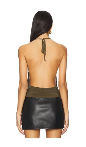 BELLA VENICE Elsa Top - Olive