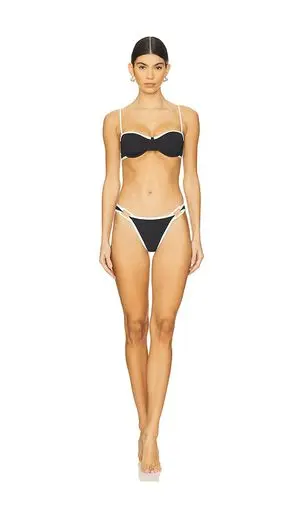 Solid & Striped Tatum Bikini Bottom - Noir