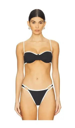 Solid & Striped Jordana Bikini Top - Noir