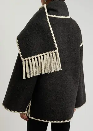 TOTEME Scarf-effect Wool-blend Jacket