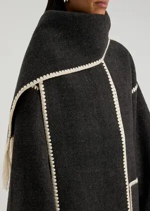 TOTEME Scarf-effect Wool-blend Jacket