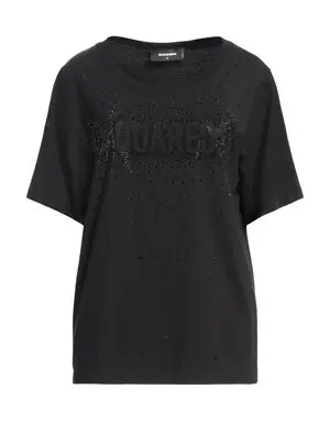 Dsquared2 T-shirt In Cotton Jersey With Appliqués