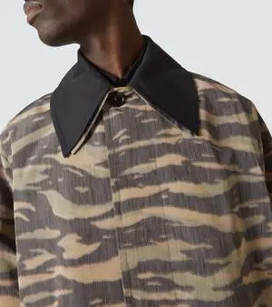 JIL SANDER Camouflage Car Coat