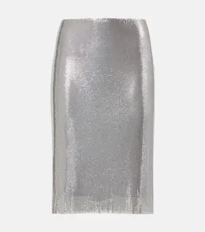 Versace Chainmail Pencil Skirt