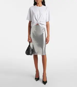 Versace Chainmail Pencil Skirt