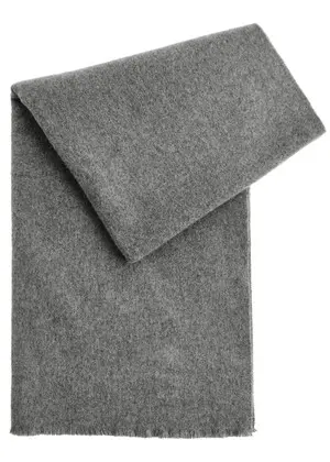 TOTÊME Wool Scarf - Light Grey
