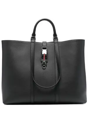 Gucci Web-trim Tote Bag - Black