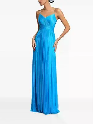 CRISTALLINI Anastasia Sleeveless Maxi Dress - Blue