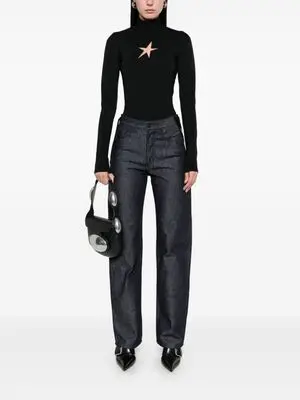MUGLER Star Top - Black