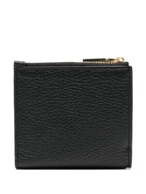 COCCINELLE Small Metallic Soft Wallet - Black