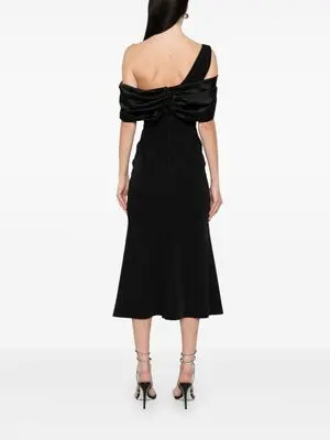 CRISTALLINI Ophelia Midi Dress - Black