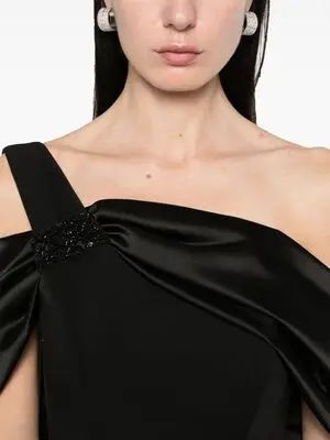 CRISTALLINI Ophelia Midi Dress - Black