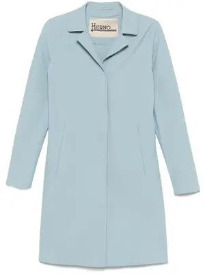 Herno Single-breasted Coat - Blue