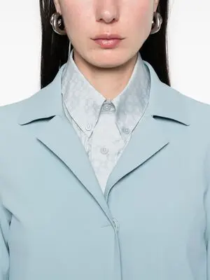 Herno Single-breasted Coat - Blue