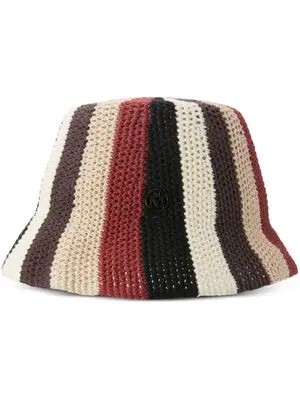 MAISON MICHEL Souna Hat - Black