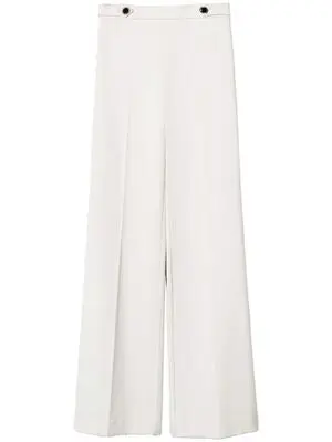 TWINSET Button-detail Wide-leg Trousers