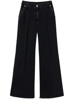 TWINSET Pressed-crease Wide-leg Jeans