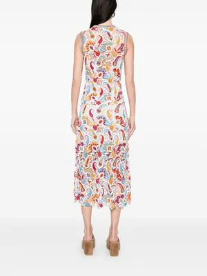 Etro Floral-lace Midi Dress