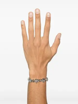 Alexander McQueen Skull Chain Bracelet - Silver