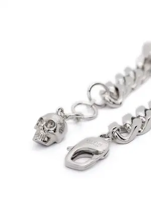 Alexander McQueen Skull Chain Bracelet - Silver