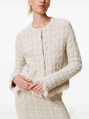 TWINSET Tweed Lurex Jacket