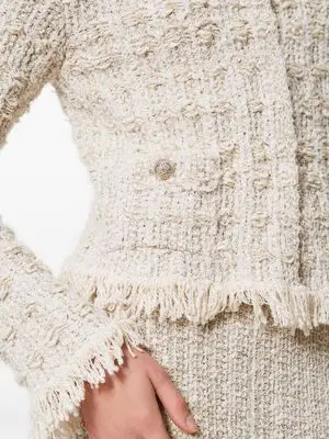 TWINSET Tweed Lurex Jacket