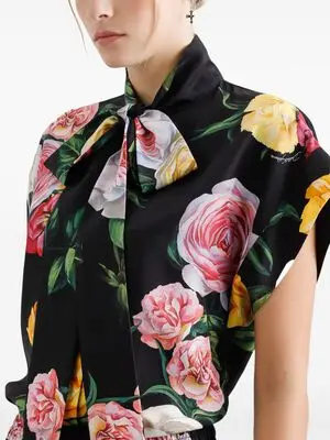 Dolce & Gabbana Rose-print Shirt
