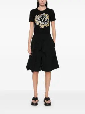 Versace Logo-print T-shirt - Black