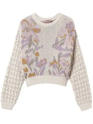 TWINSET Floral-jacquard Sweater