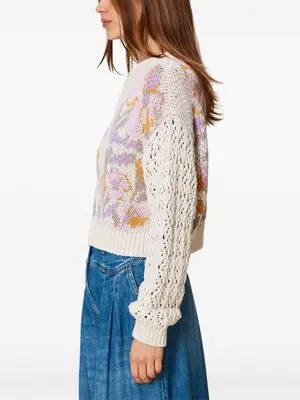 TWINSET Floral-jacquard Sweater