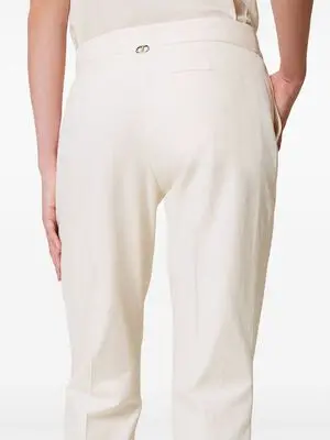 TWINSET Straight-leg Gabardine Trousers