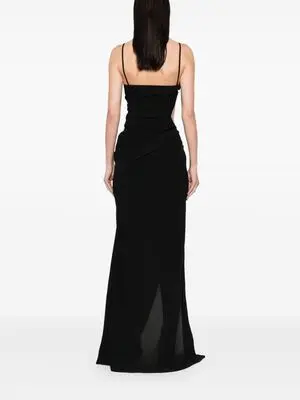 MUGLER Illusion Cut-out Gown