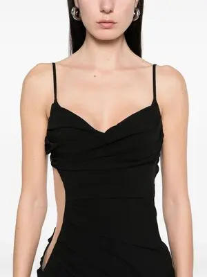 MUGLER Illusion Cut-out Gown