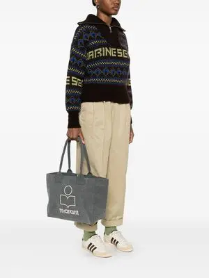 Isabel Marant Étoile Yenky Zipped Tote - Grey